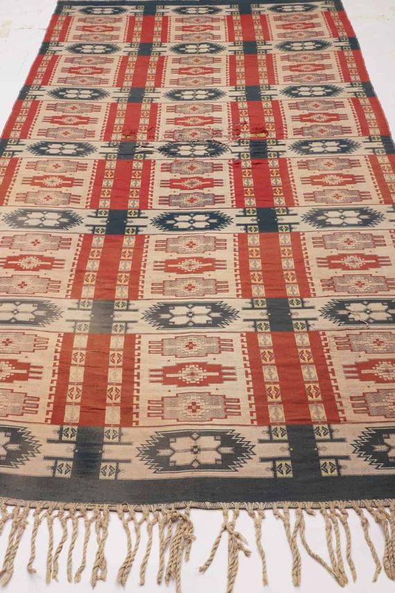 Vintage Central Asian Kazak Design Textile | Antique Persian Textiles ...